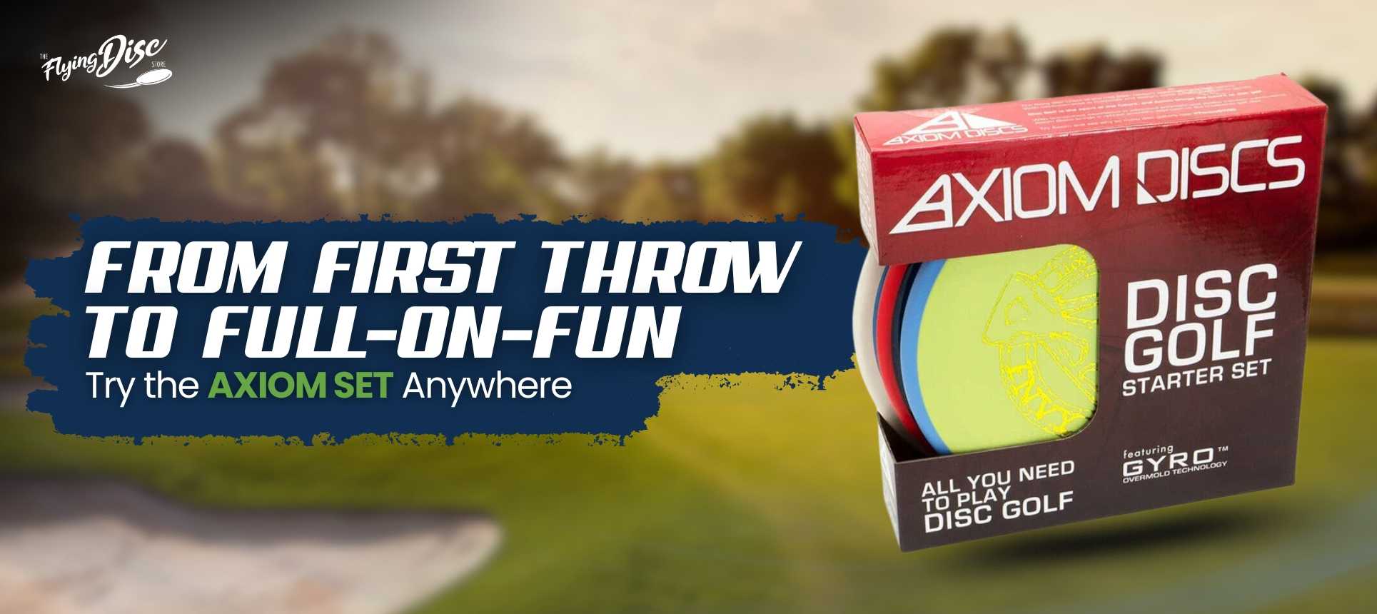 Axiom disc golf set - From first throw to full-on fun try the