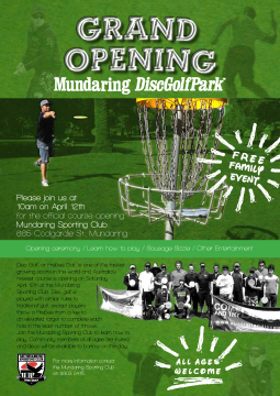 Mundaring Disc Golf Park Grand Opening - Flying Disc Store