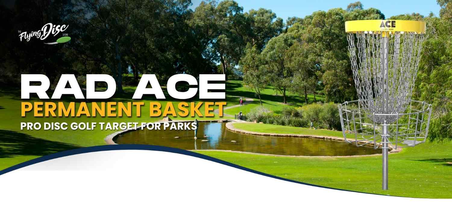 Rad Ace Permanent Basket: Pro Disc Golf Target for Parks - Flying Disc ...