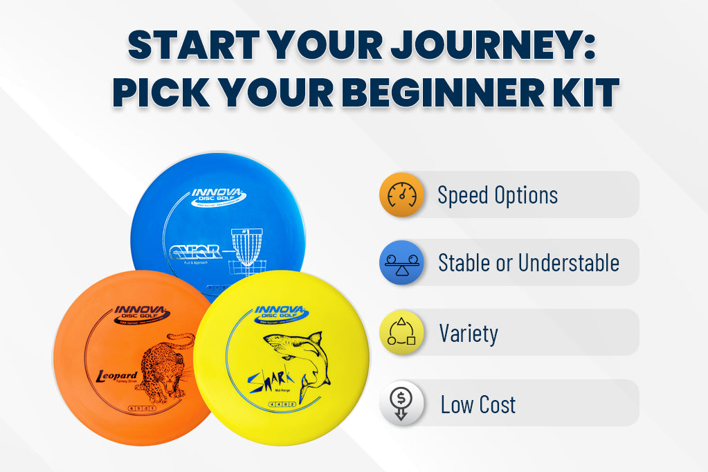 Start Your Journey: Pick Your Disc Golf Beginner Kit - Flying Disc Store
