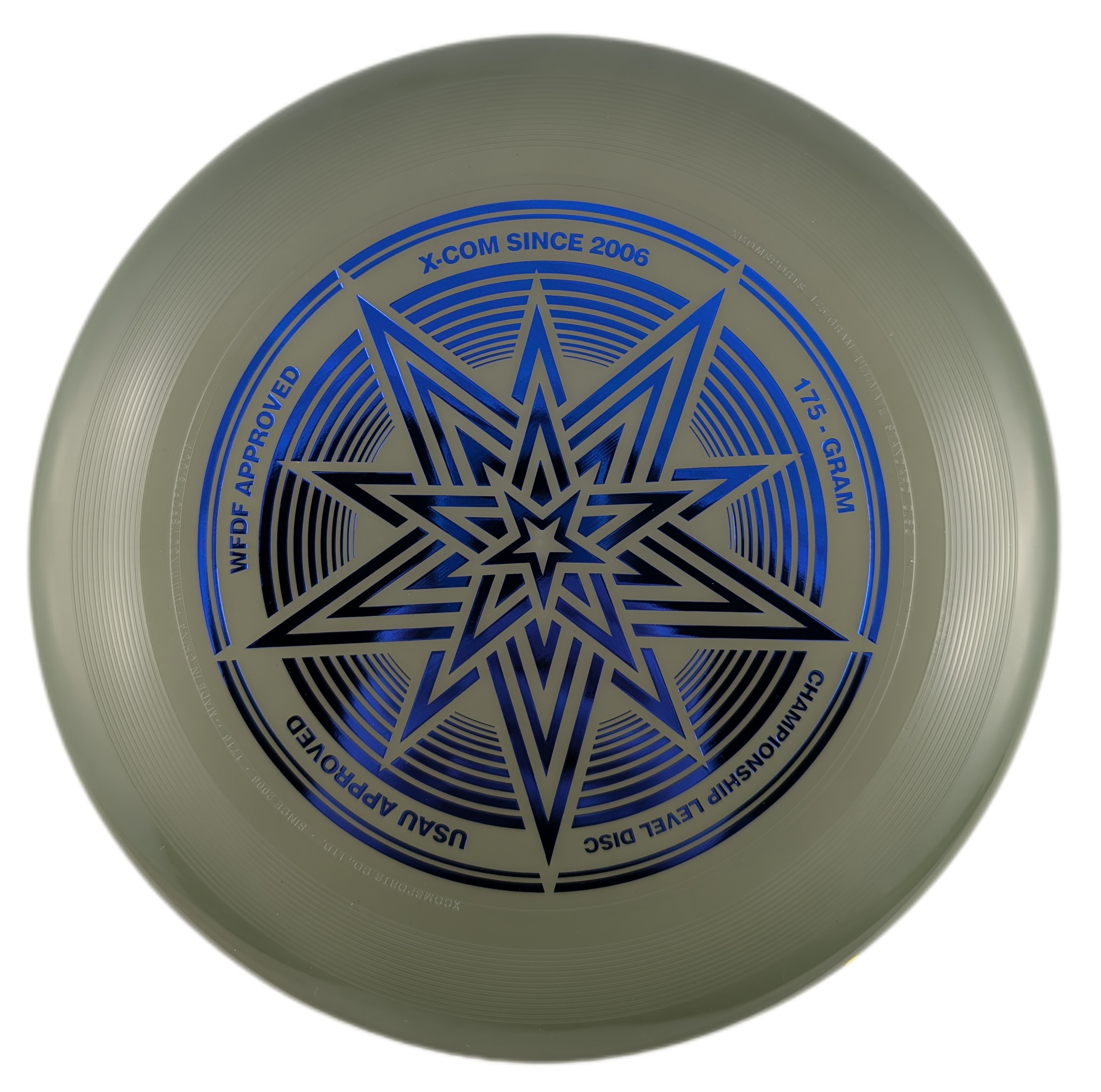 XCOM Ultimate Star 175G Competition Flying Disc - White - Flying Disc Store