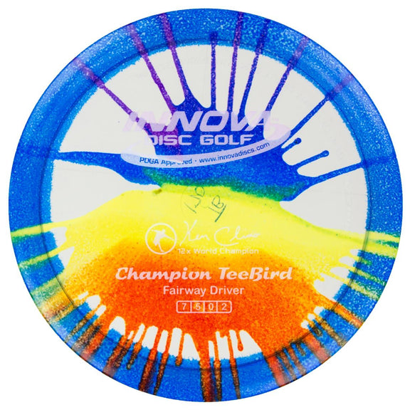 Innova I-Dye Champion Teebird - Blue and Red Hashtag / 170g - Flying ...