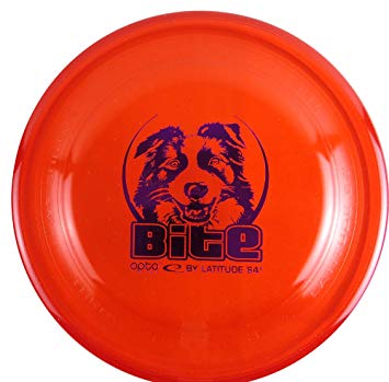 Latitude Bite - Opto Plastic Dog Disc - Yellow - Flying Disc Store