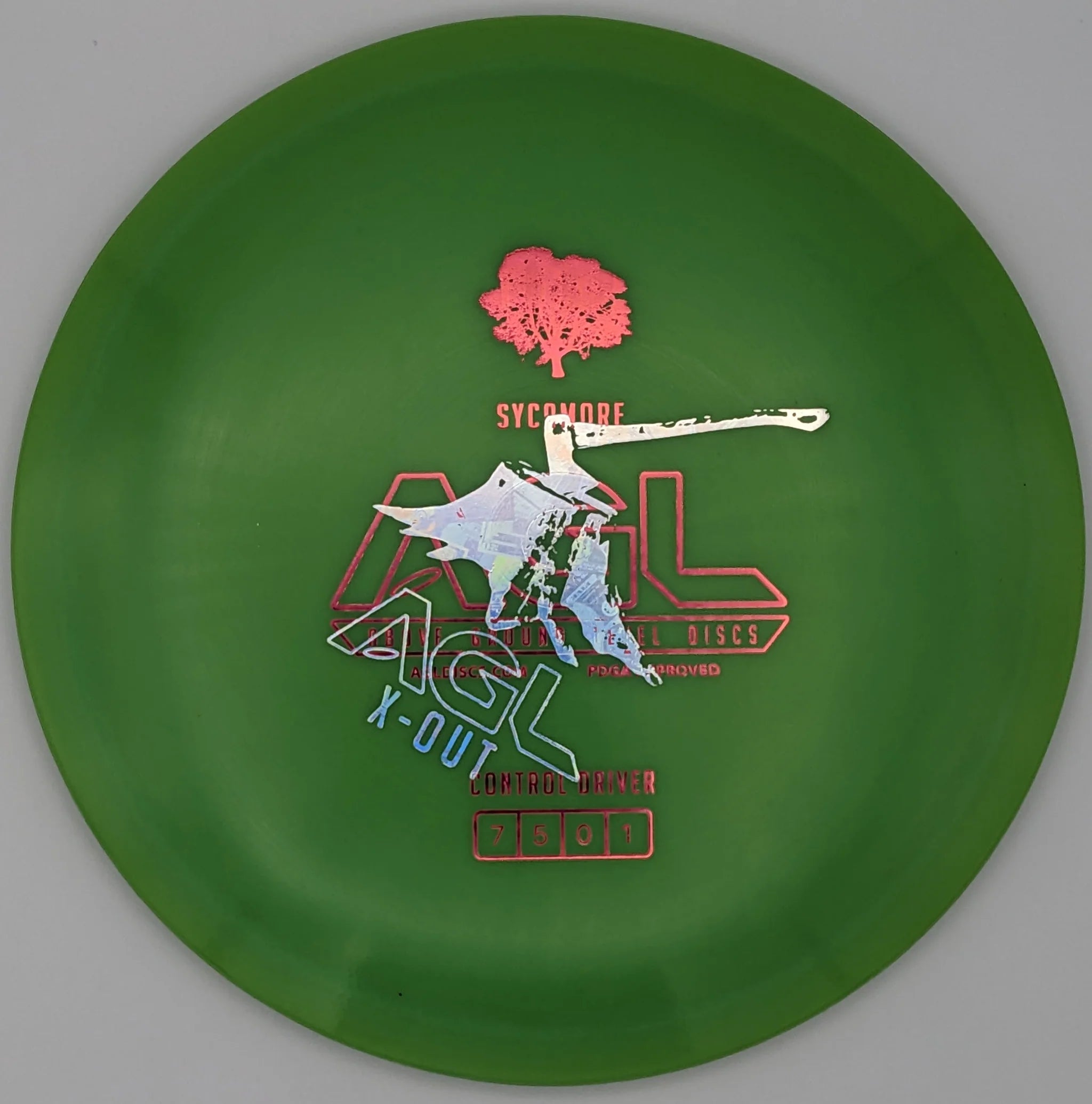 AGL Discs Alpine X-Out Sycamore - Flying Disc Store